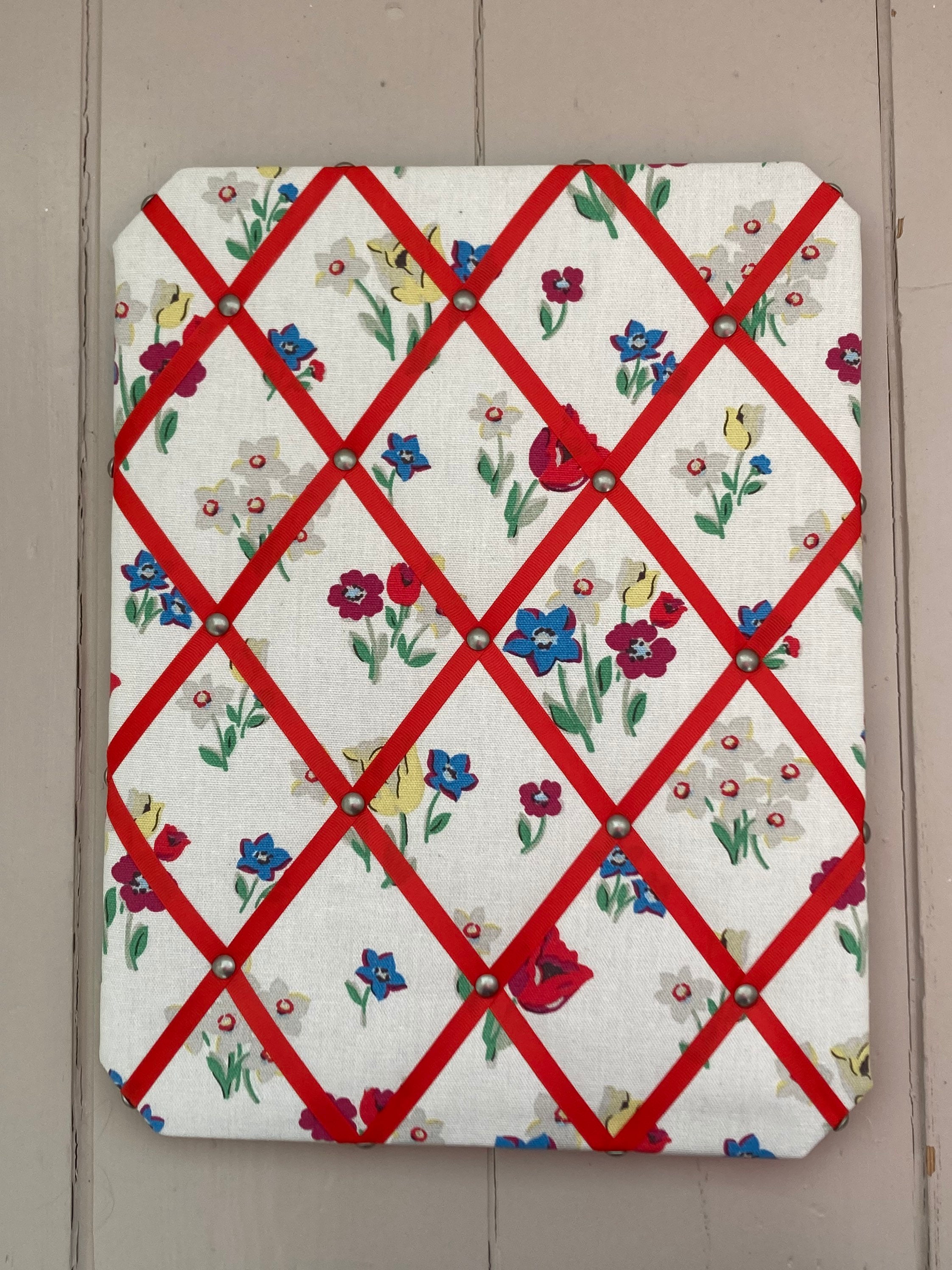 Handmade Fabric Notice Board / Memo Board /pin Board /message Board ...