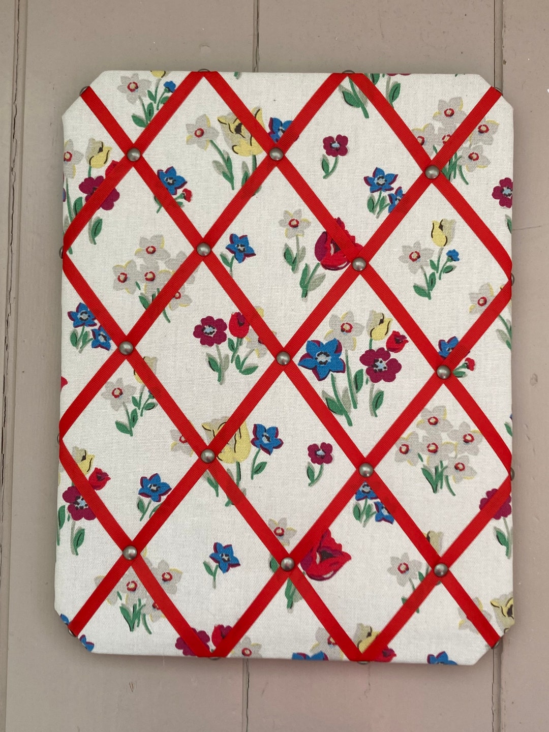 Handmade Fabric Notice Board / Memo Board /pin Board /message Board ...