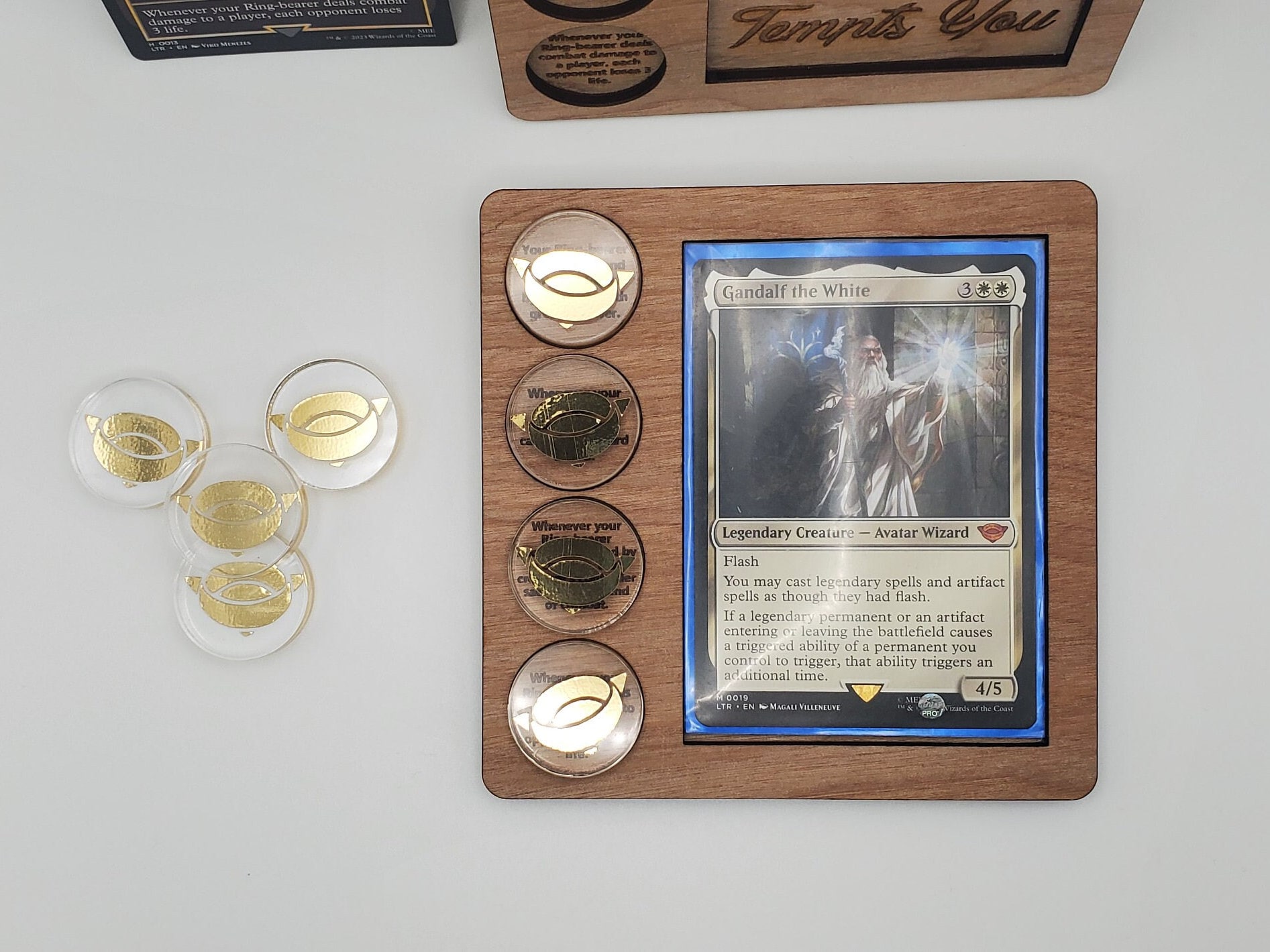 Magic the Gathering Lord of the Ring Tempt Tracker Card Tray Mtg LOTR ...