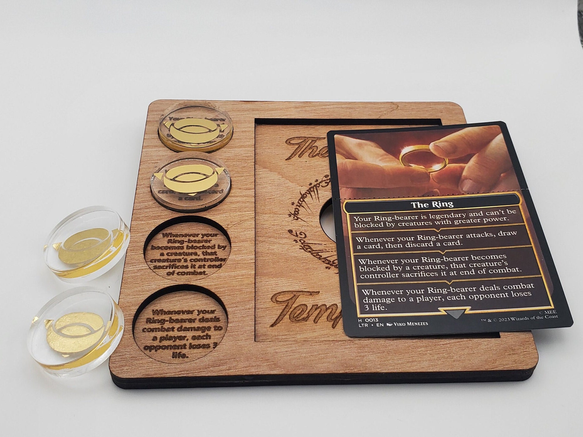 Magic the Gathering Lord of the Ring Tempt Tracker Card Tray Mtg LOTR ...