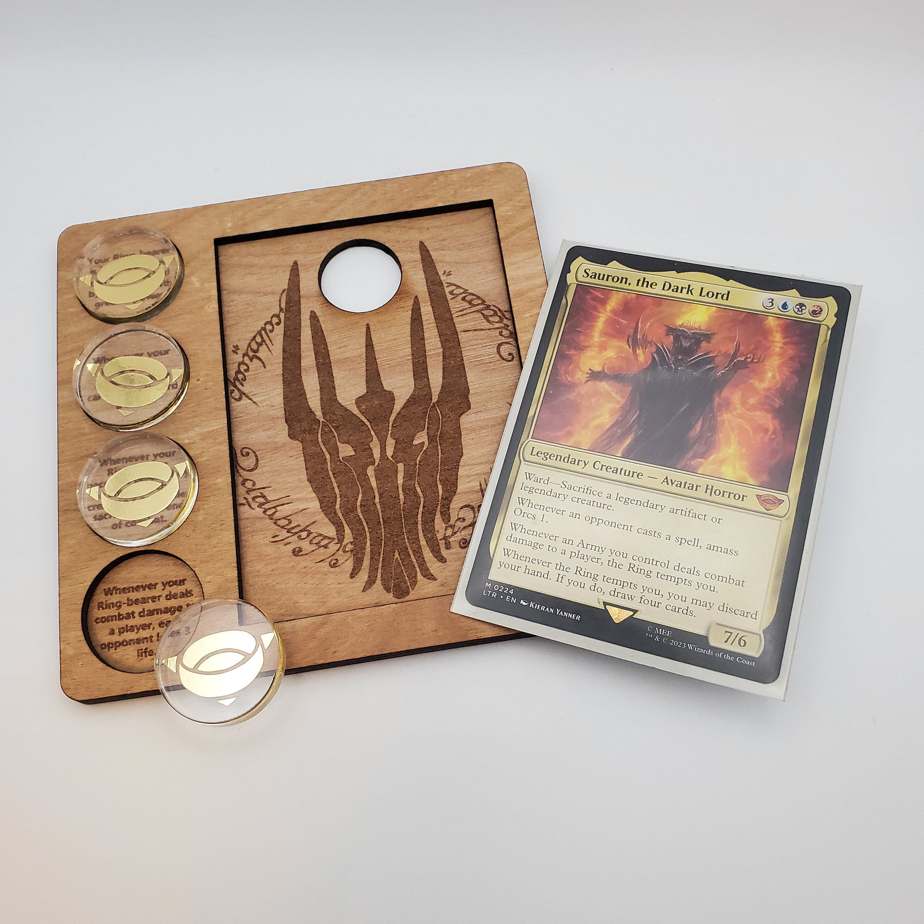 Magic the Gathering Lord of the Ring Tempt Tracker Card Tray Mtg LOTR ...