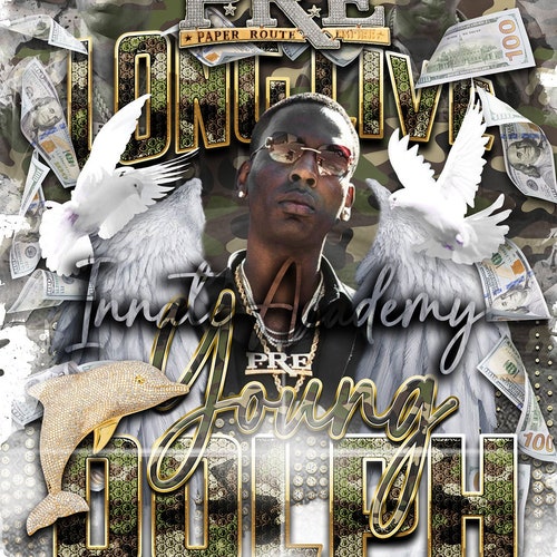 All Over 13x19 Bling Rip Dolph Fan Art Young Digital PNG - Etsy