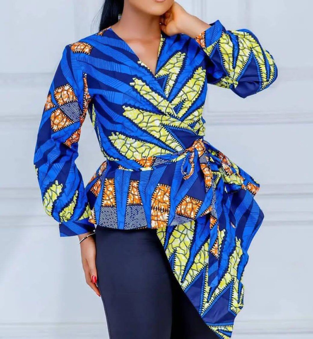 Ankara Blouse African Clothing for Women African Print Ankara - Etsy