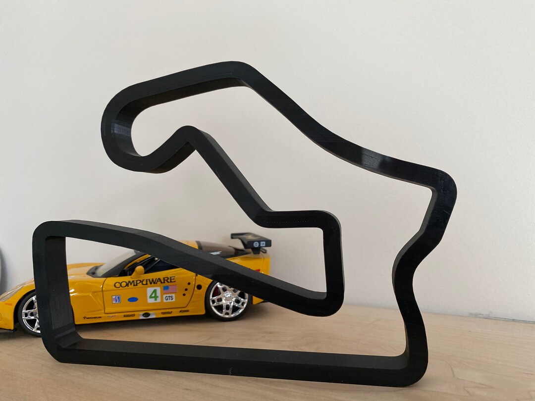 Road America Race Track Wall Art Race Track Decor Race Gift for Him ...