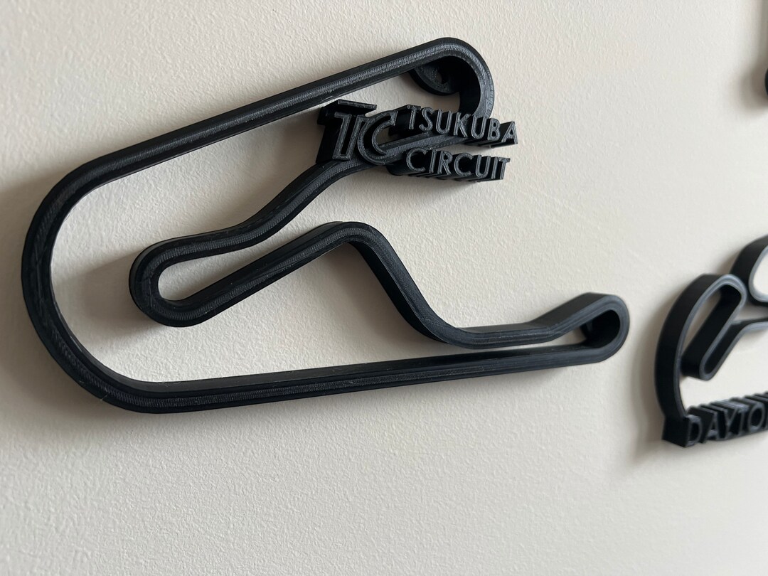 Tsukuba Circuit Race Track, Japan Outline - Etsy