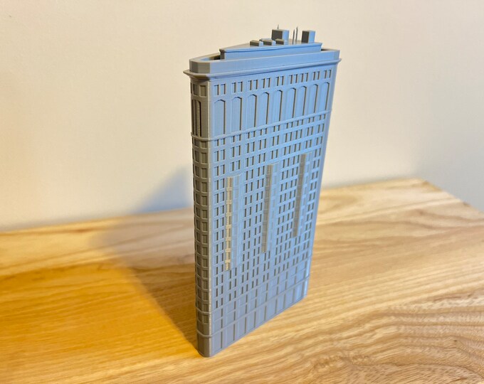 Metlife Building Tower 3d Printed Architectural Model Miniature Scale ...