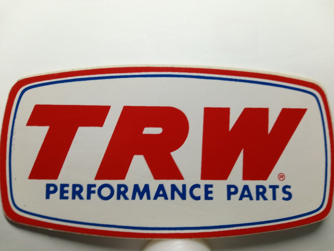 TRW Performance Parts - Original Vintage 1980's Racing Decal/sticker 6 ...