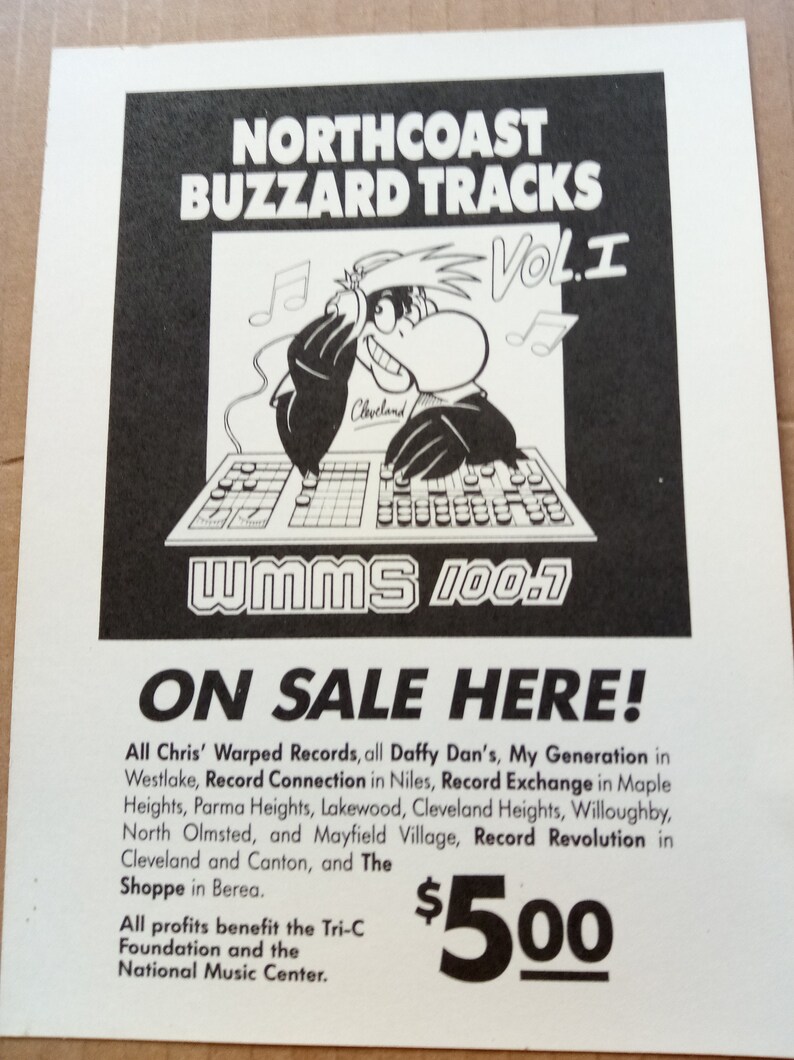 WMMS 100.7 Cleveland Radio Peel and Stick Stickers 2 on a - Etsy