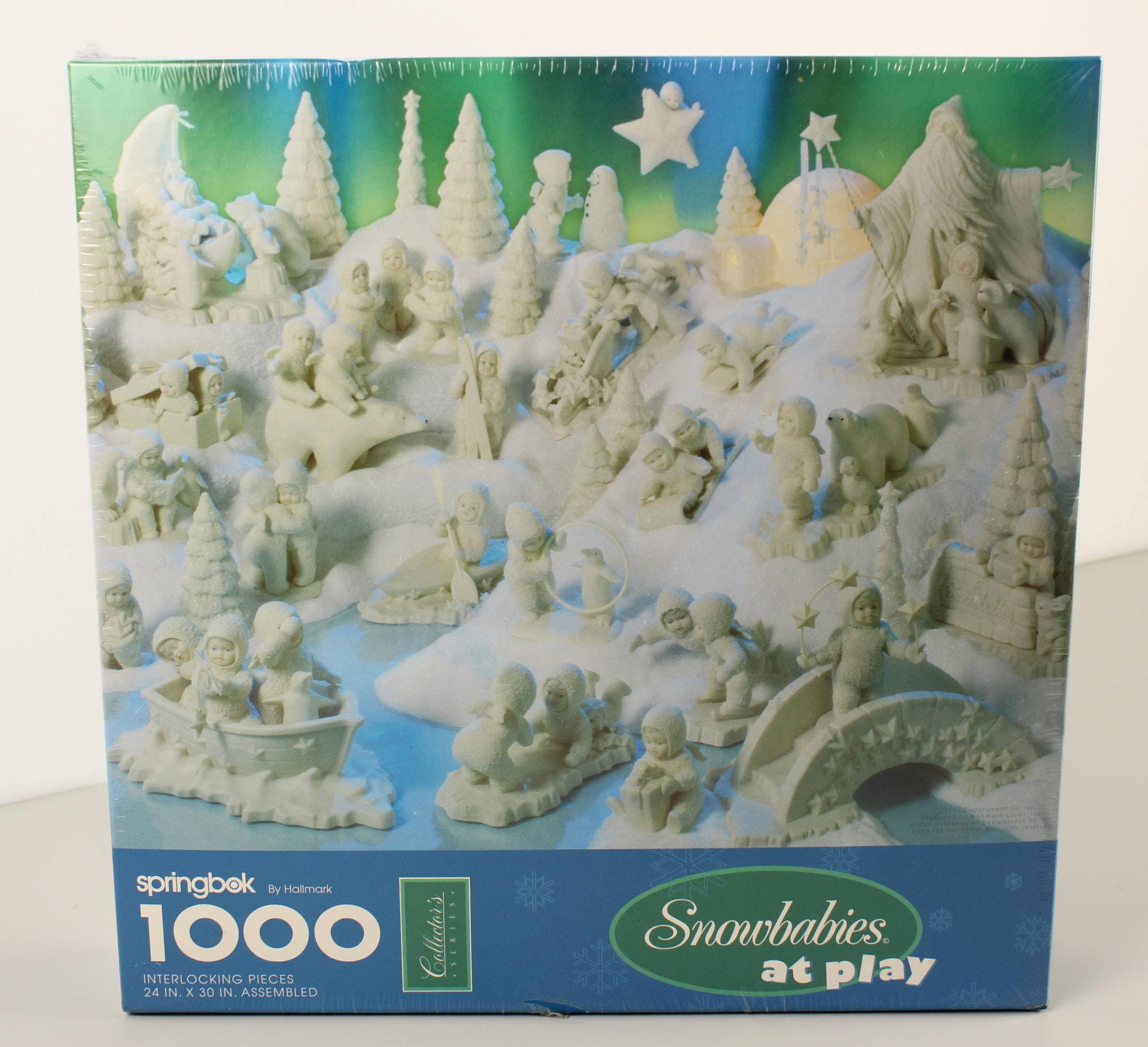Hallmark Springbok Dept 56 Snowbabies at Play 1000 PC Xmas Puzzle for ...