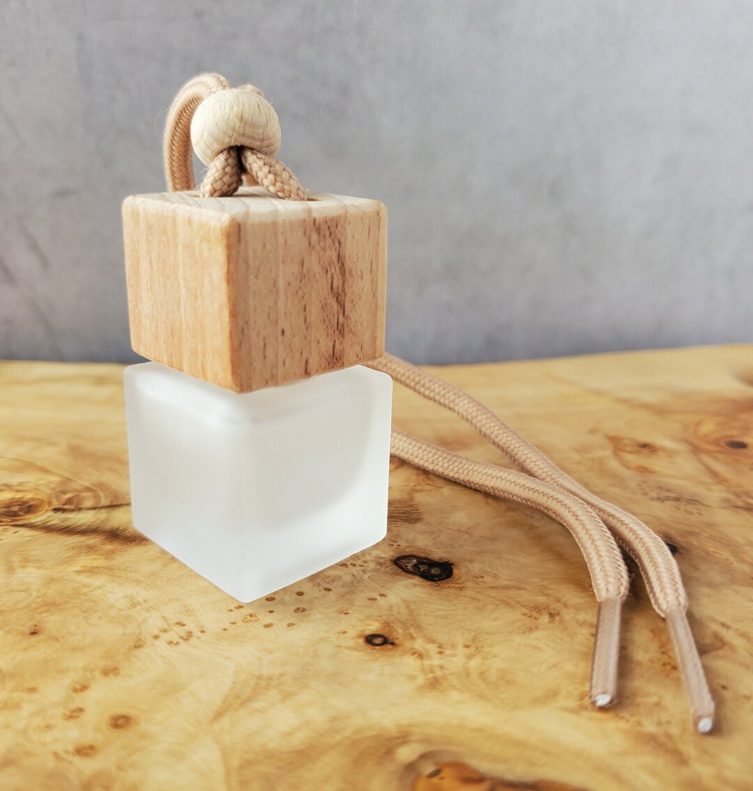 Natural Oil Diffuser for Home or Auto - Hanging Air Refresher- Glass ...