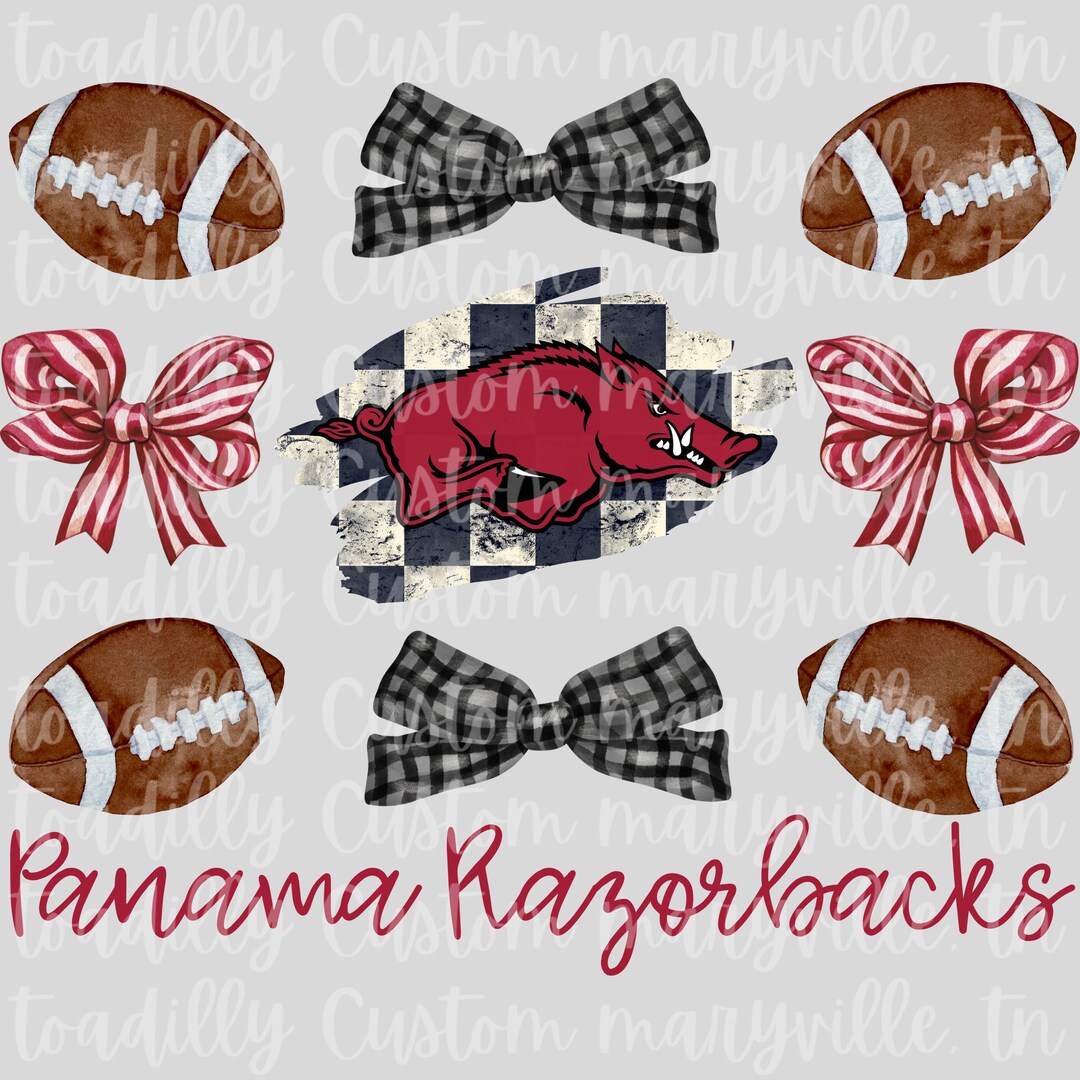 Panama Razorbacks Coquette Inspired PNG - Etsy