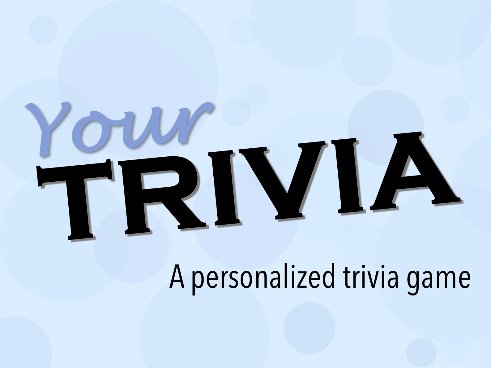 Your Trivia - A Personalized Trivia Game - Etsy
