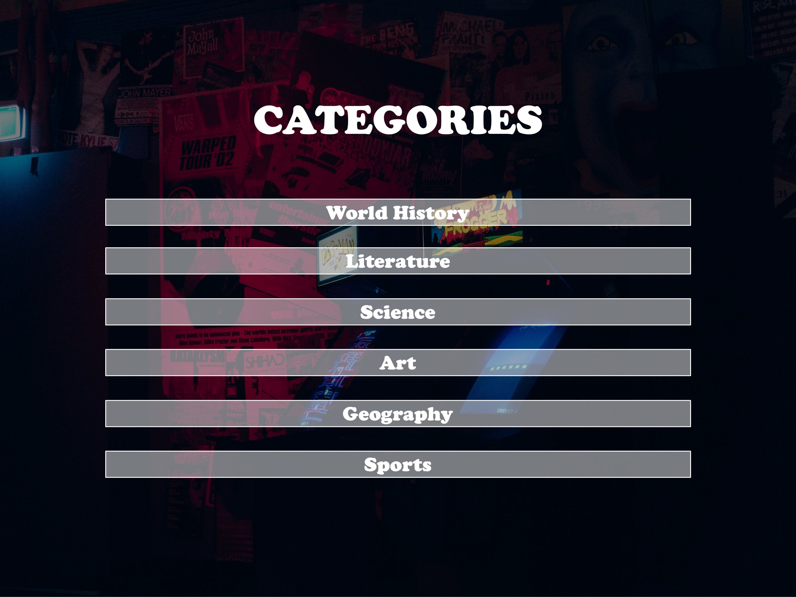 Downloadable Classic Trivia Game - Etsy