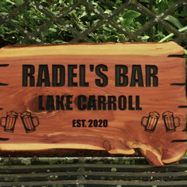 Live Edge Bar - Etsy