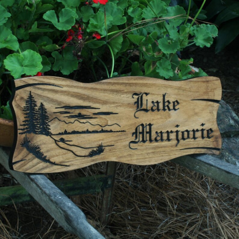 Camp Sign Personalized Sign Custom Wood Sign Carved Sign | Etsy