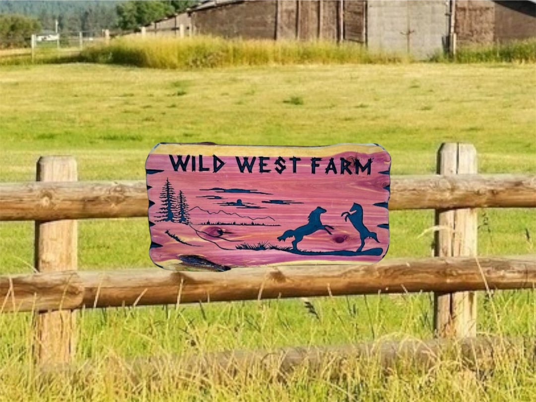 Live Edge Wood Sign - Wooden - Cedar - Carve - Cabin - Outdoor Sign ...