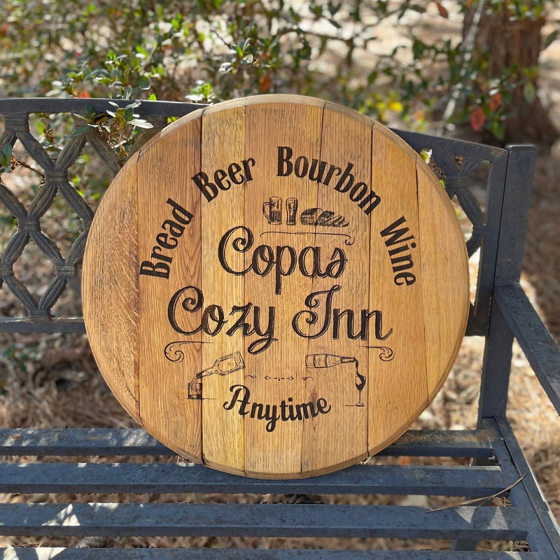 Wine Barrel Head - Etsy