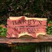 Live Edge Wood Sign - Wooden - Cedar - Carve - Cabin - Outdoor Sign ...