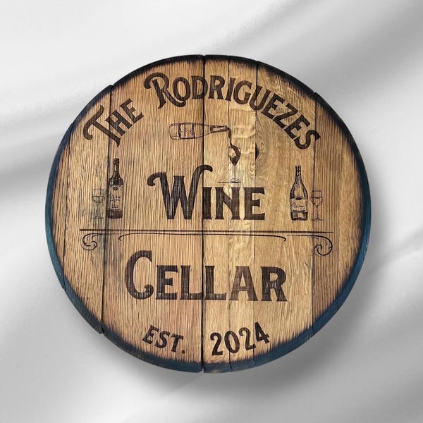 Wine Barrel Head - Etsy