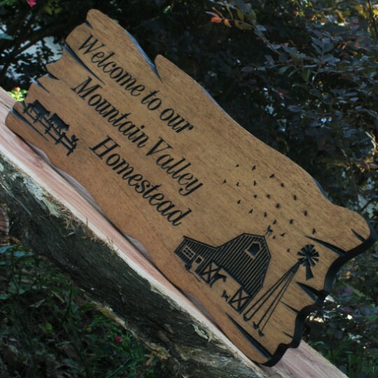 Farm Sign Custom Wood Sign Personalized Sign Indoor - Etsy