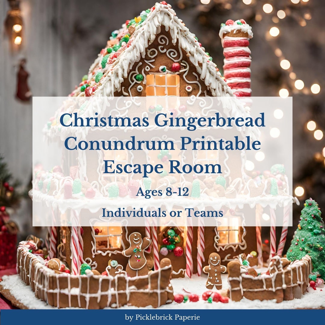 Christmas Gingerbread Conundrum Escape Room | Christmas Games | Escape ...