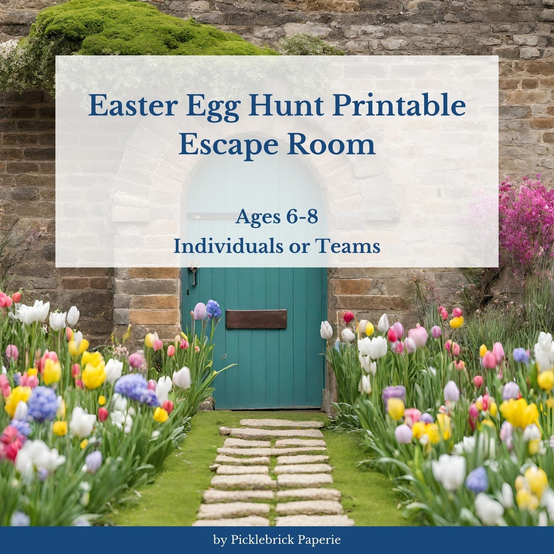 Easter Egg Hunt Printable Escape Room - Etsy