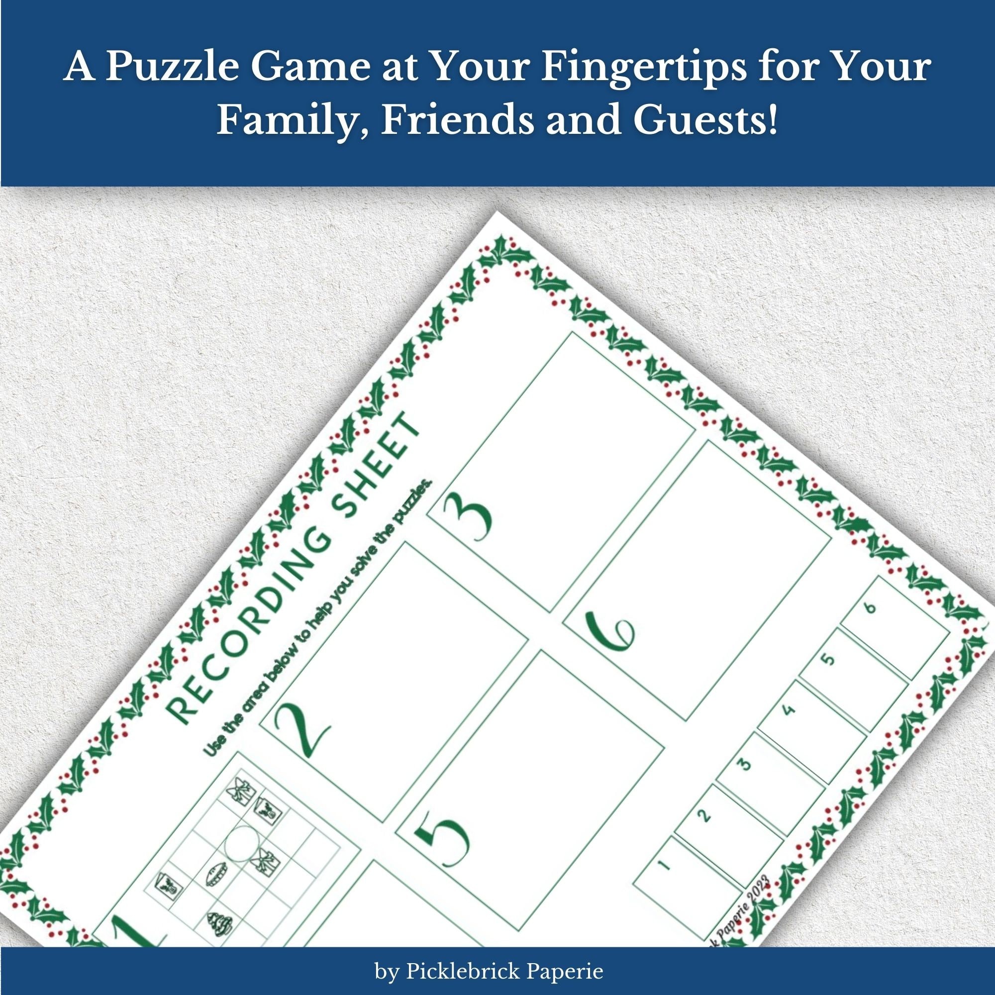 Santa's Missing Sleigh Printable Escape Room | Christmas Games ...