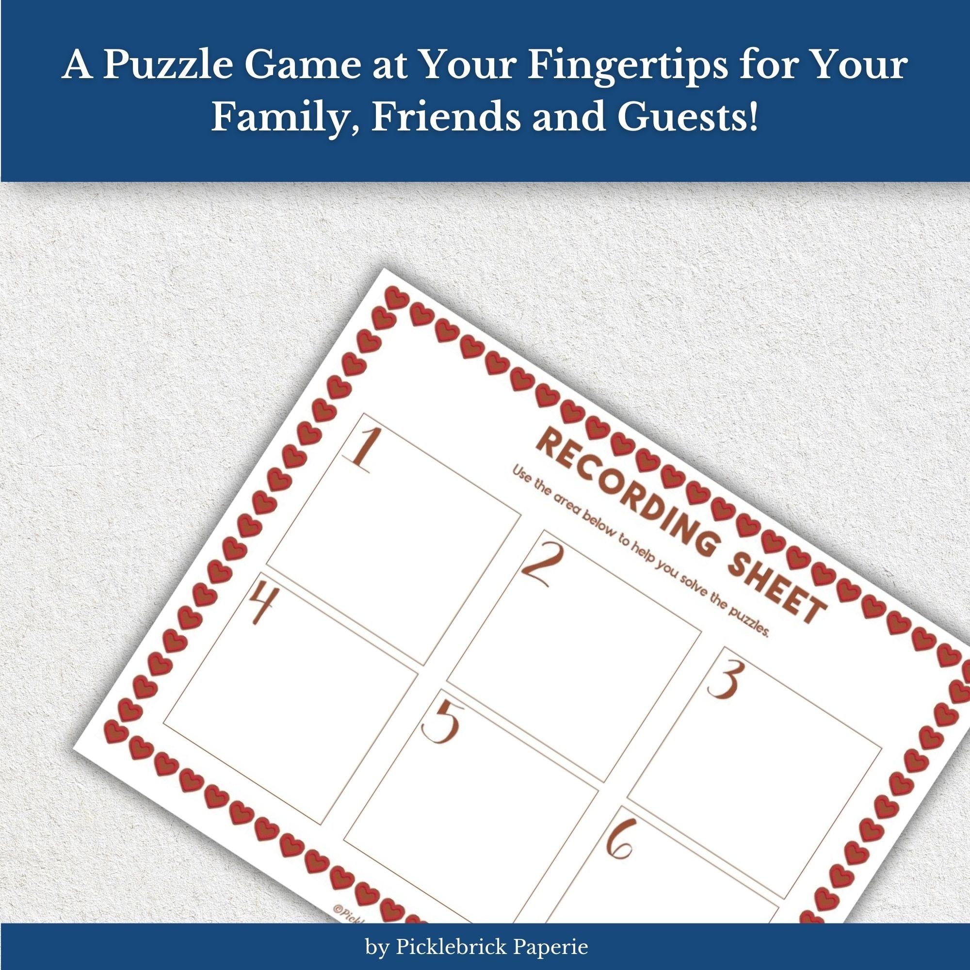 Valentine's Day Chocolate Factory Conundrum Printable Escape Room - Etsy