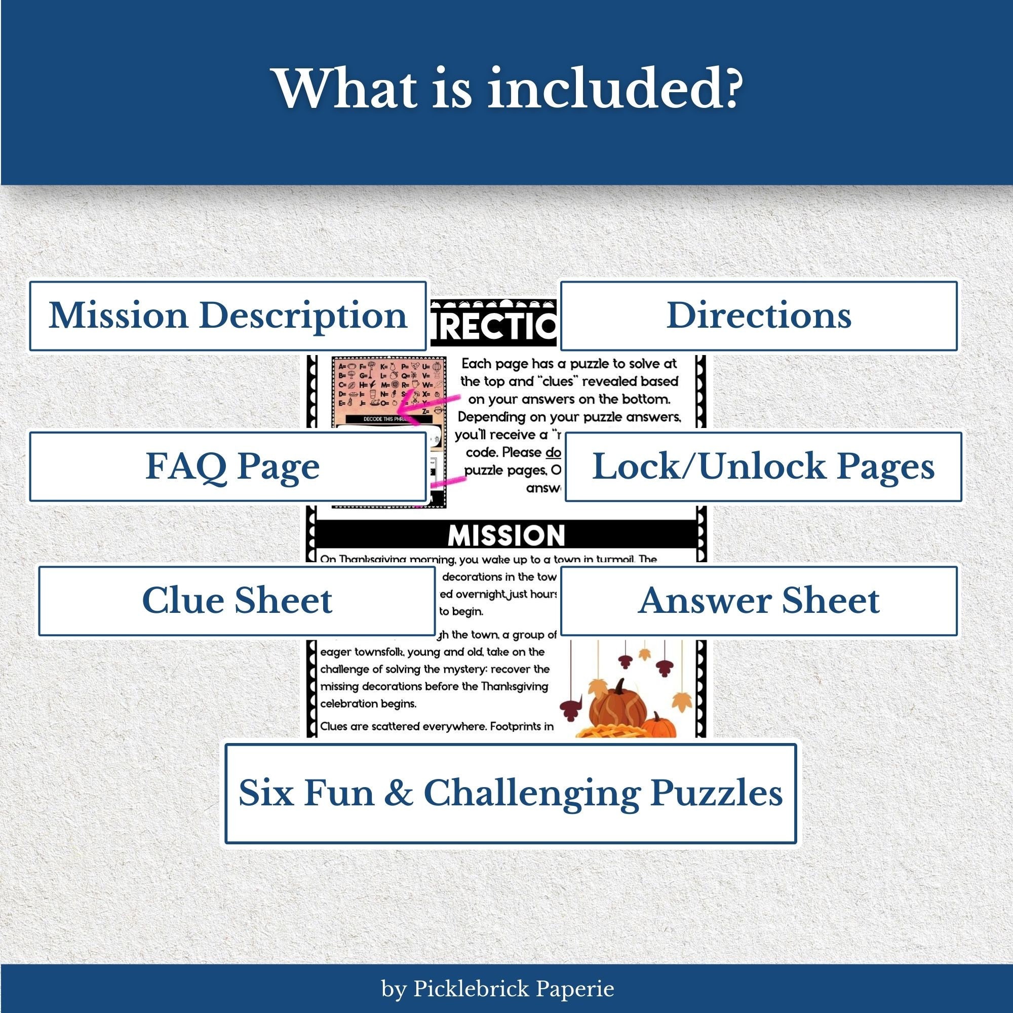 Thanksgiving Harvest Heist Printable Escape Room | Family Escape Room ...