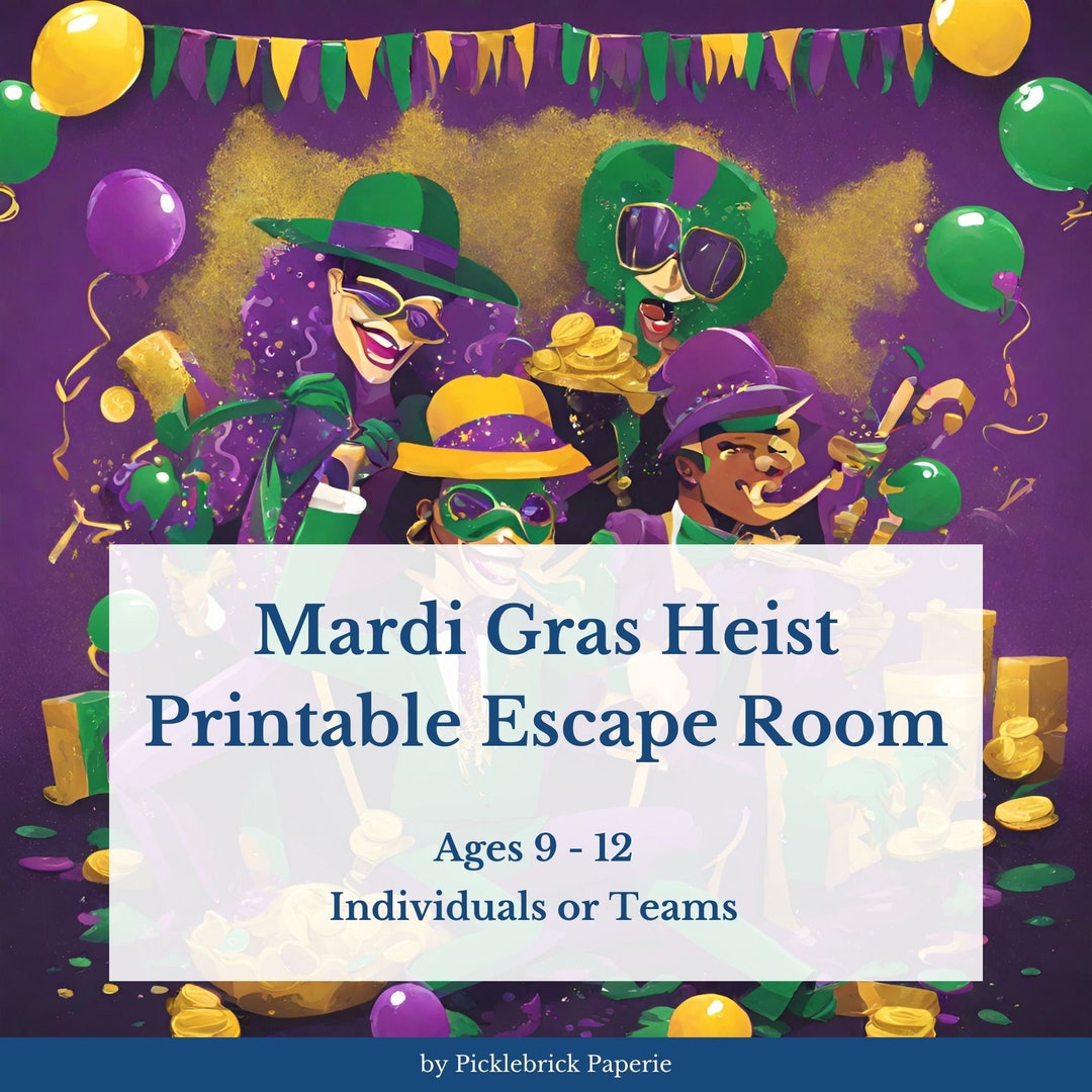 Mardi Gras Heist Escape Room - Etsy