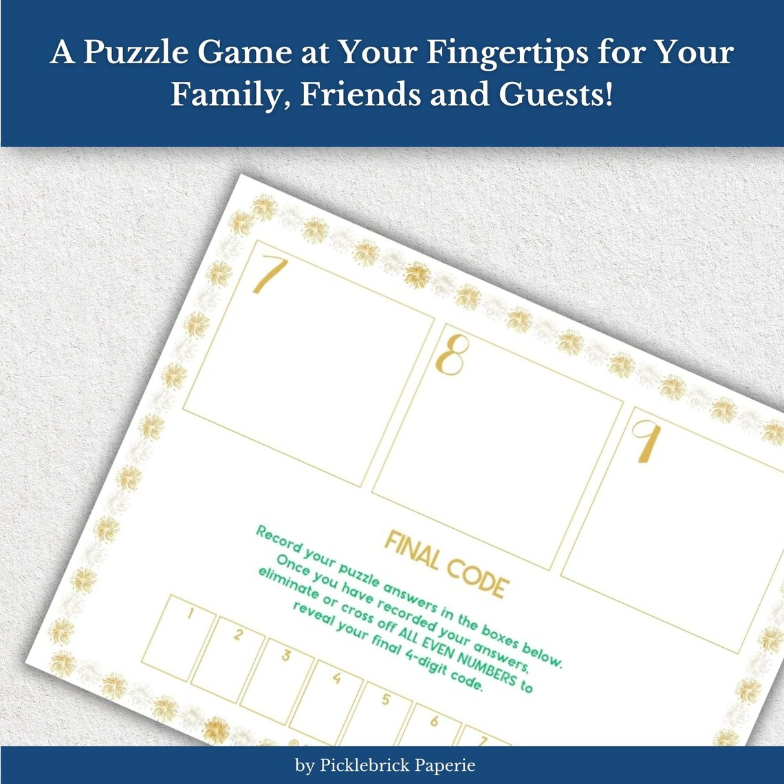 New Year's Eve Time Travel Countdown Printable Escape Room | New Year's ...
