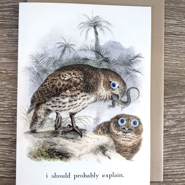 Googly Eye Card - Etsy