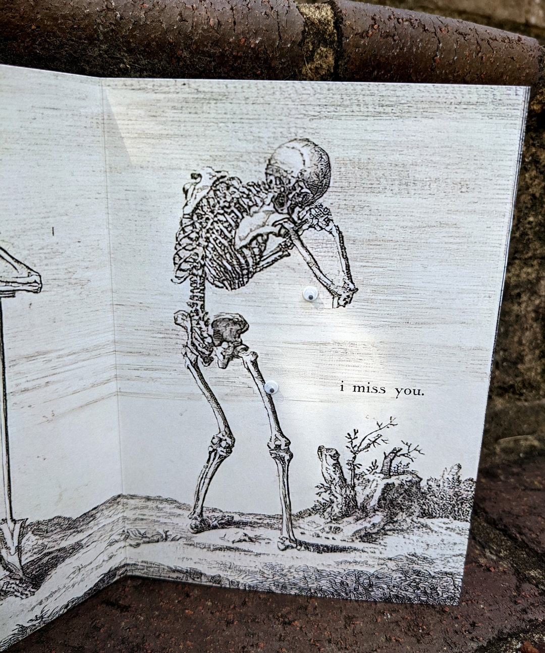 Crying My Eyes Out I Miss You Greeting Card With Googly Eyes - Etsy