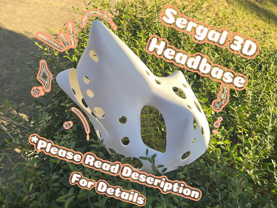 Sergal Fursuit Head Base, 3D Printed Toony Mask - Etsy