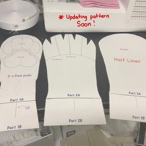 Mochi Mitten Paw Pattern (PATTERN ONLY, Read Description) - Etsy