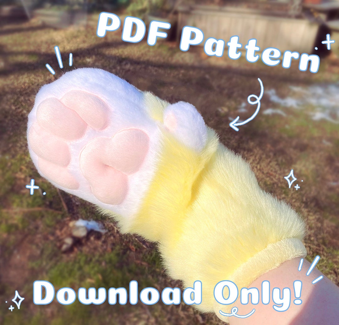 Mochi Mitten Paw 2.0 Pattern and Instructions 2024 (read Description ...