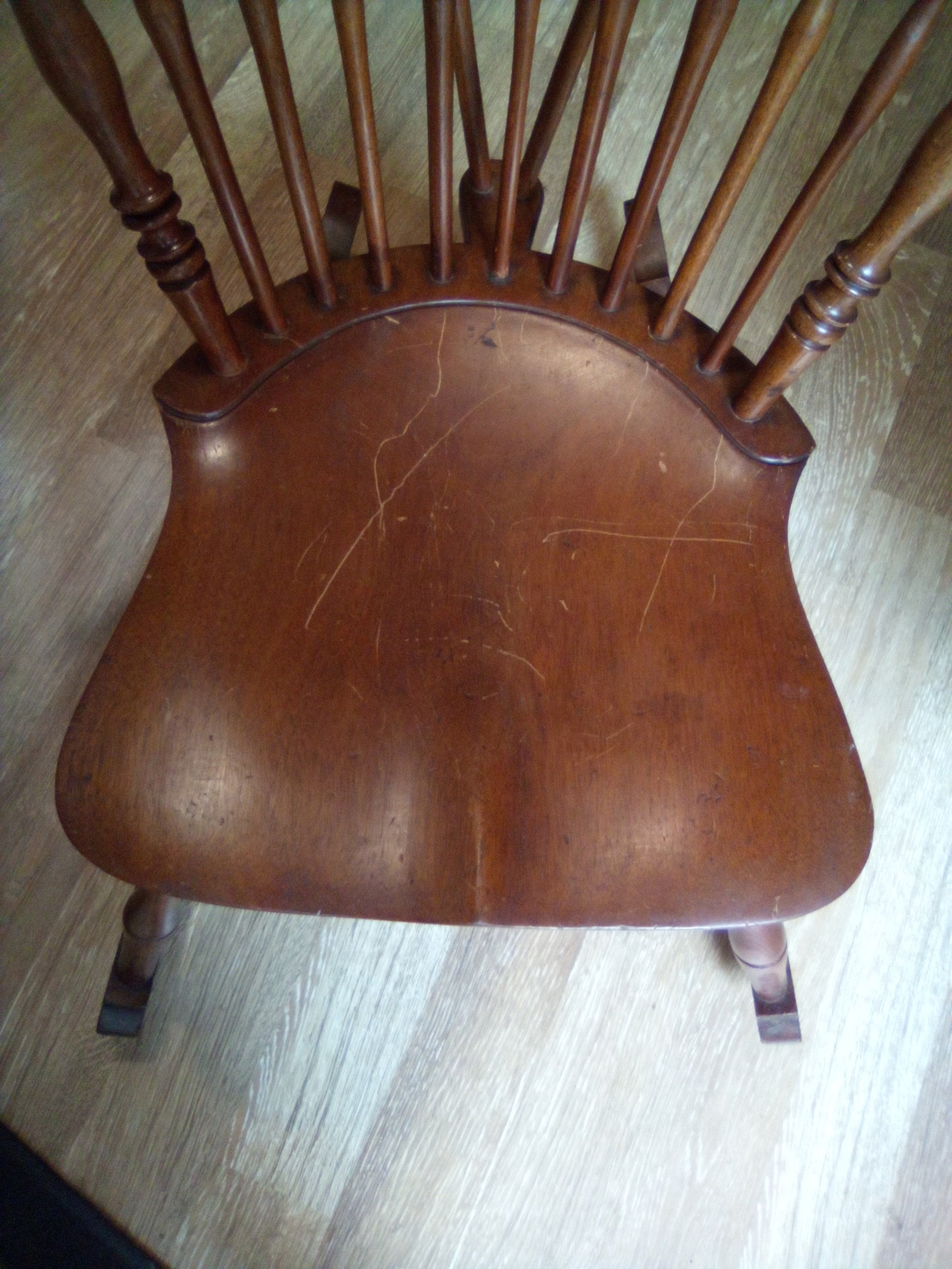 Windsor Style Wood Rocking Chair - Etsy