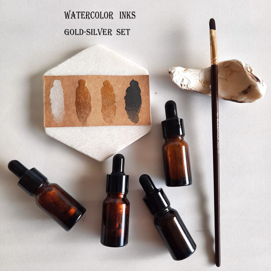 Liquid Inks/ Mika Ink /inks for Painting, Lettering, Calligraphy /10 Ml ...