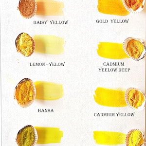 Pigments / Yellow Shades / 20 Gr, 50 Gr - Etsy