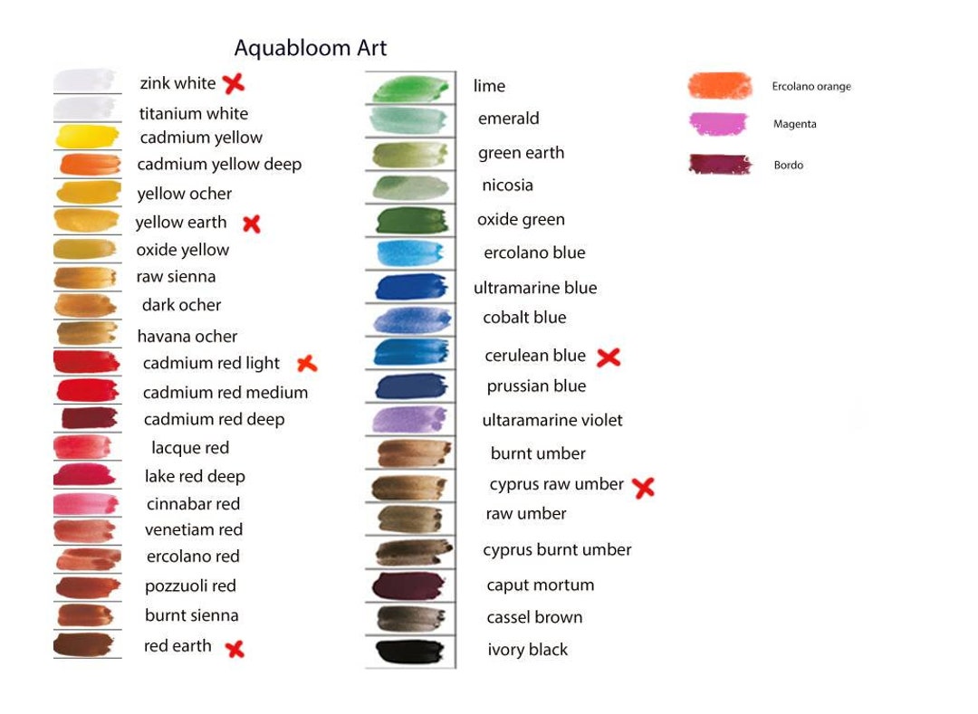 Make Your Personal Palette/ Half Pan or Ceramic Pot /12colors /18 ...