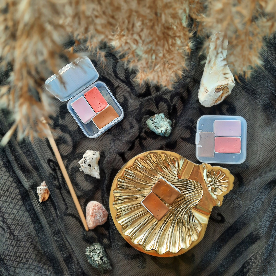 RENEW Silk Palette-full Pans- Handmade Watercolor Set- Pastel Colors ...