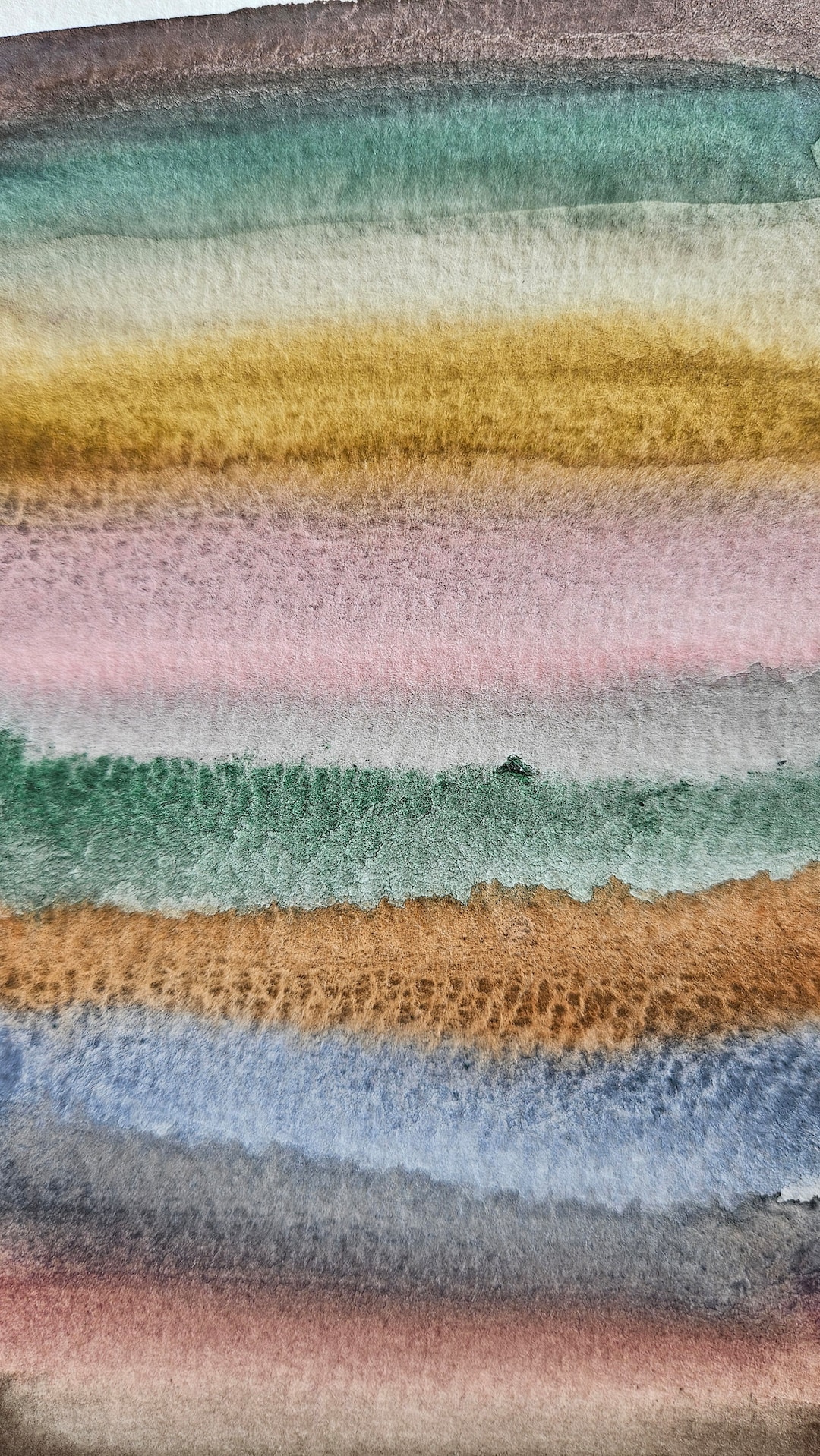 Sansui Watercolor Palette, 12 Handmade Watercolor, Muted, Granulated ...