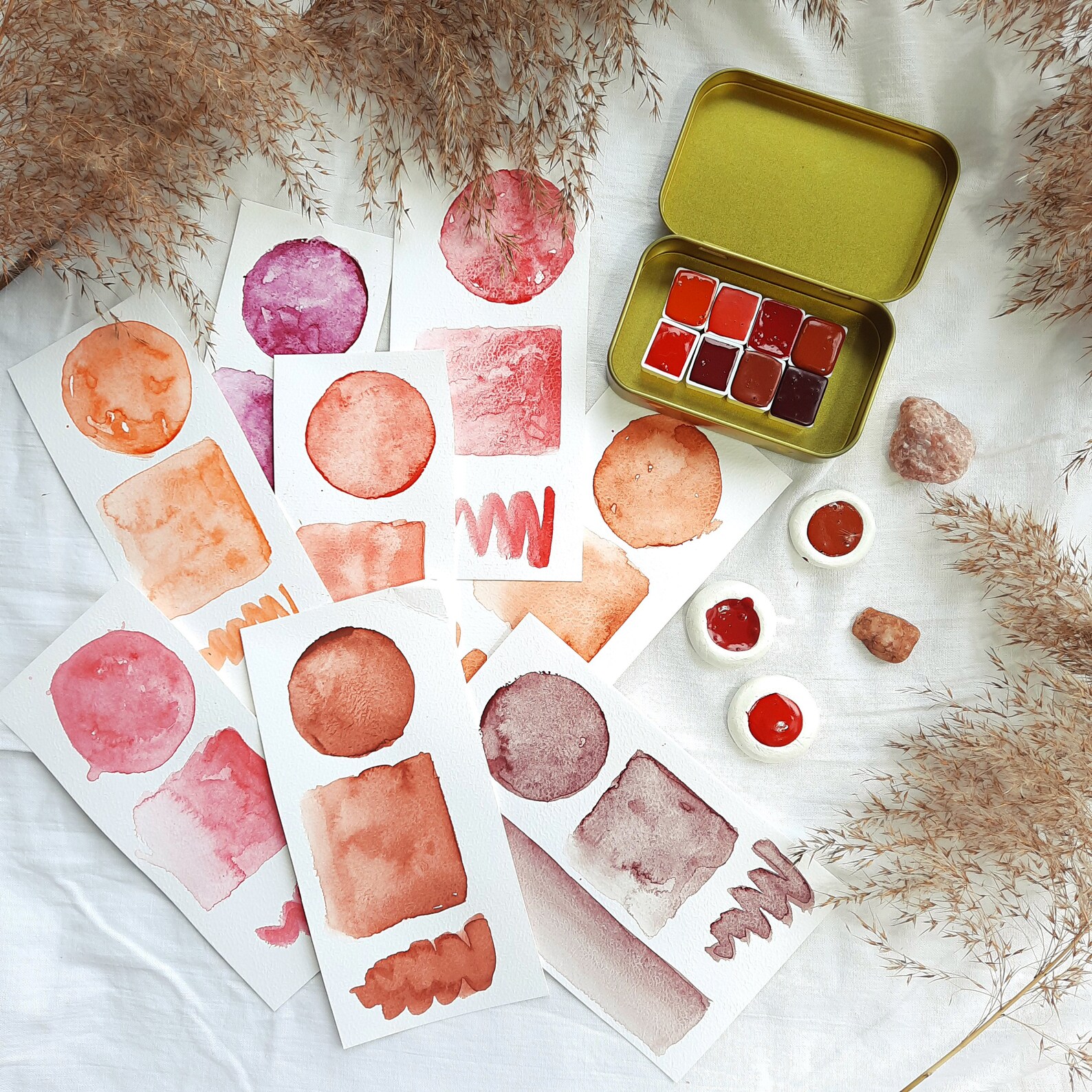 Pozzuoli Red / Ercolano Red / Oxide Red /set or Separate / - Etsy