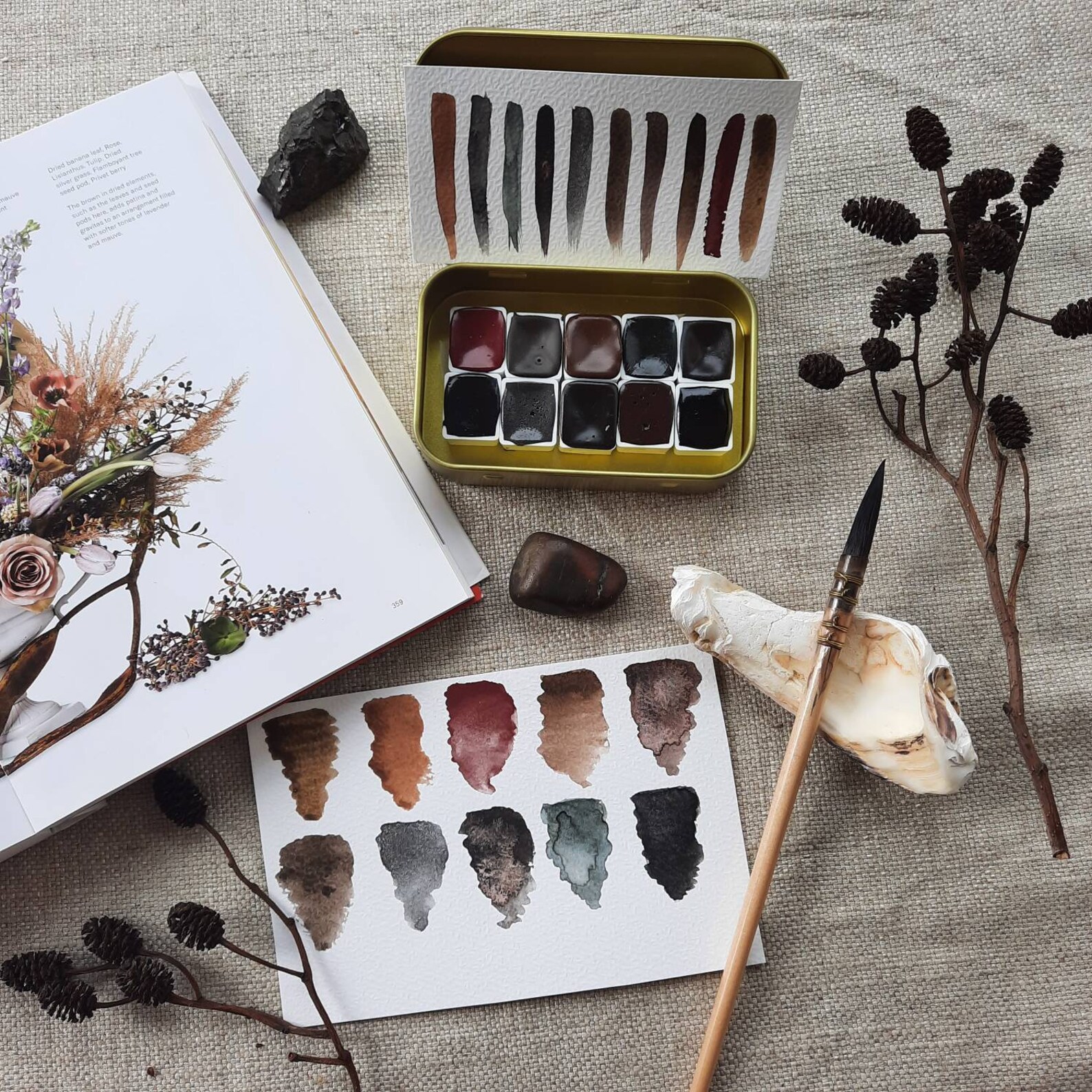 Eclipse /10 Sketching Set/dark Shades/for Lettering, Calligraphy - Etsy