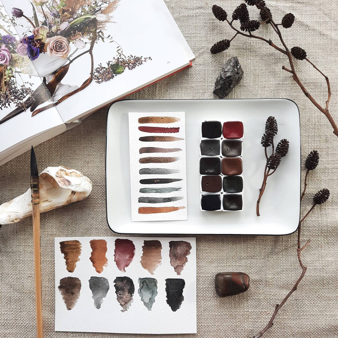 Eclipse /10 Sketching Set/dark Shades/for Lettering, Calligraphy - Etsy