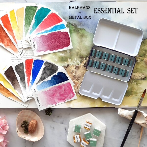 Watercolor Paint Box - Etsy