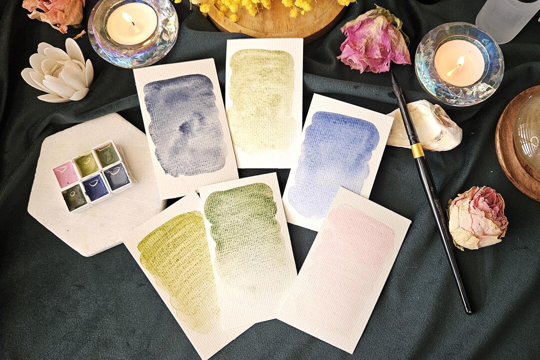 6 Mineral Palette / Rare Minerals / Stone Pigments / Handmade ...