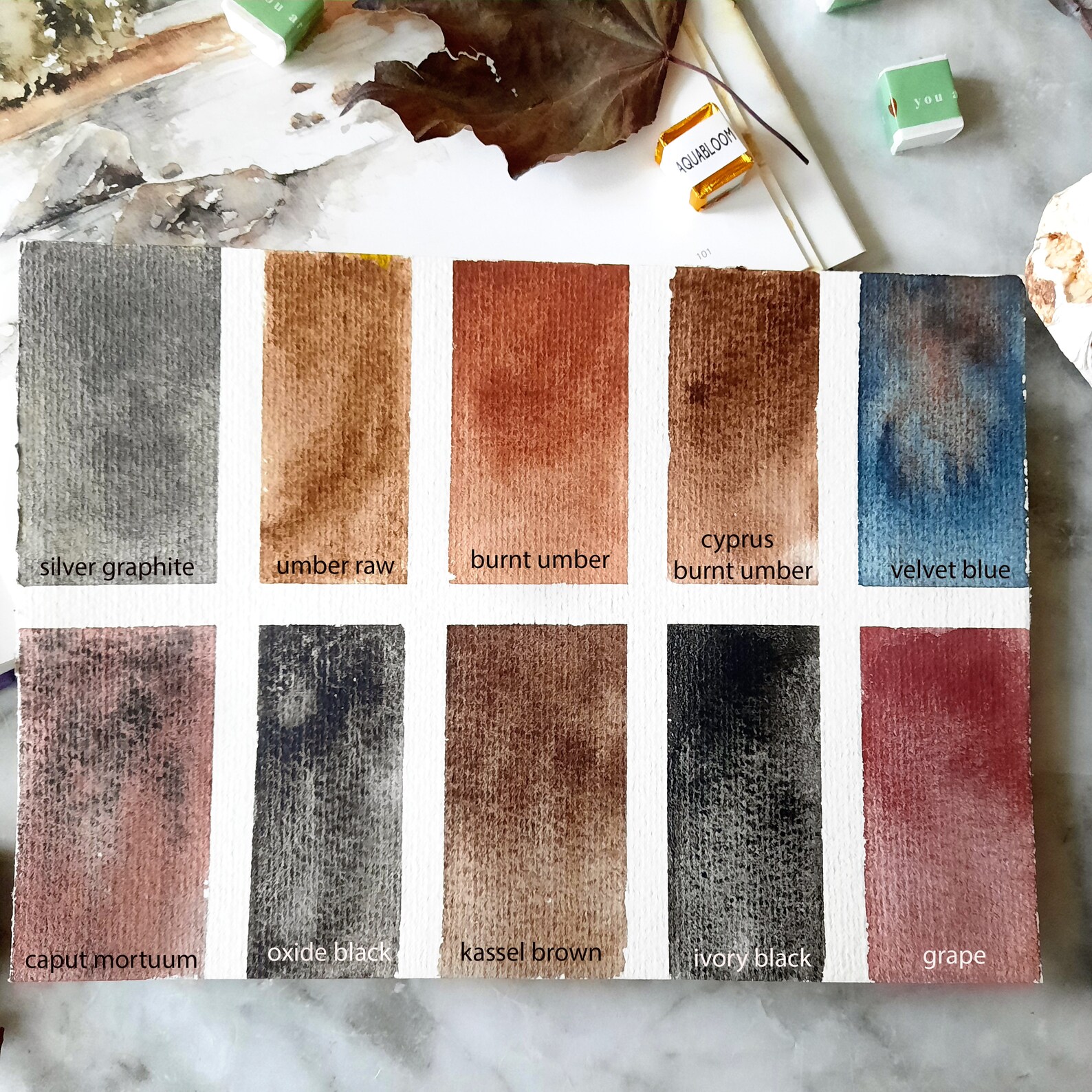 Eclipse /10 Sketching Set/dark Shades/for Lettering, Calligraphy - Etsy