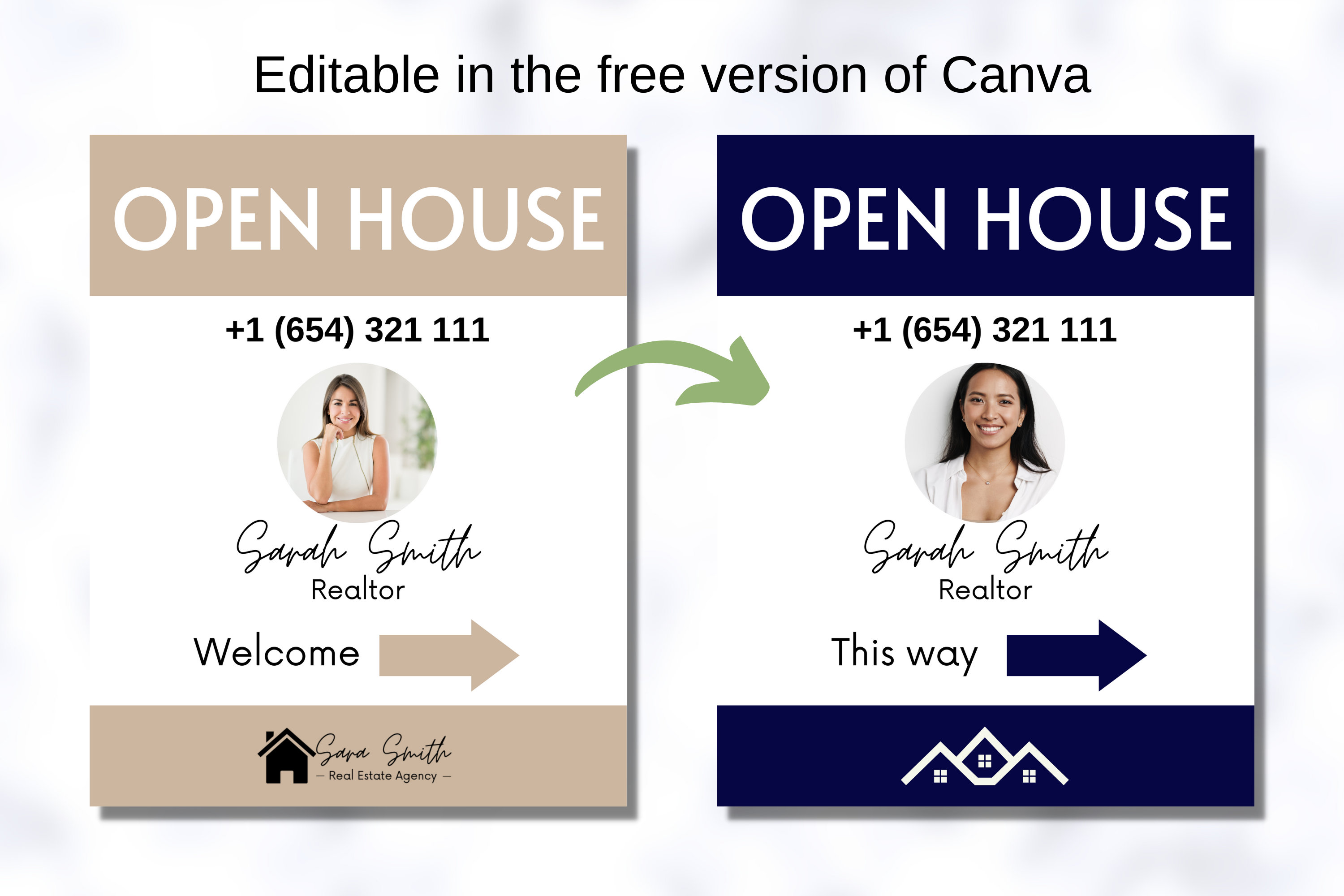 Real Estate Open House Yard Sign Template Yard Sign - Etsy