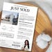 Just Sold Flyer Real Estate Template, Realtor Farming and Lead ...
